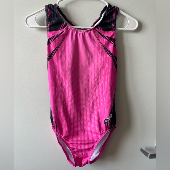 GK | Other | Gk Elite Pretty In Pink Razorback Leotard | Poshmark